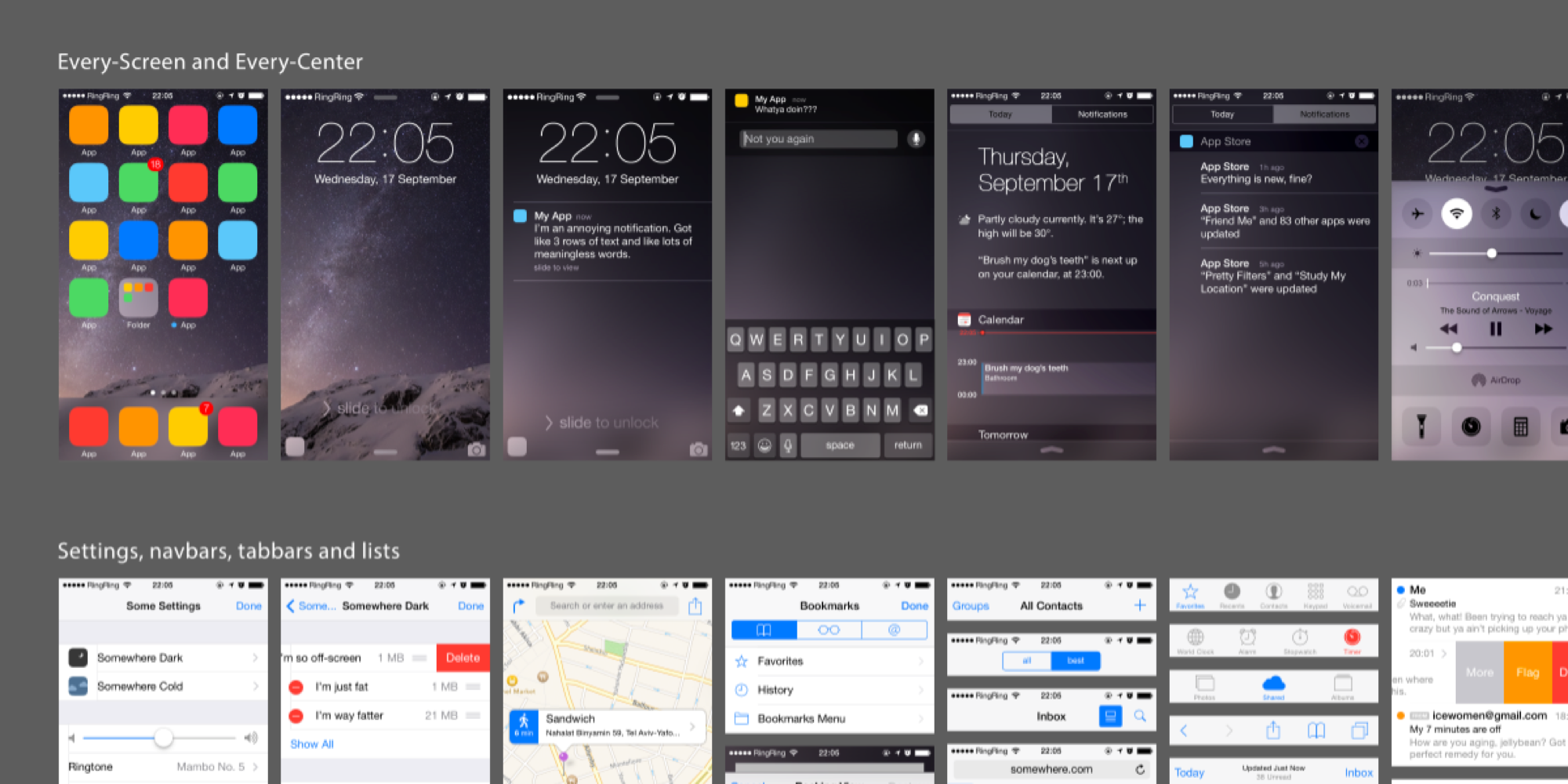 Best Ios8 Apple Watch Ui Gui Kits 2015 Free Downloads Mobile App Development And